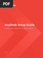 AnyDesk Setup Guide For Admins | PDF | Active Directory | Login