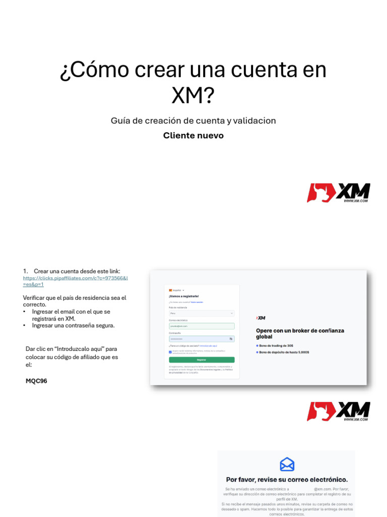 Como Crear Una Cuenta Real en XM (NUEVO CLIENTE) | PDF | Documento de identidad | Informática