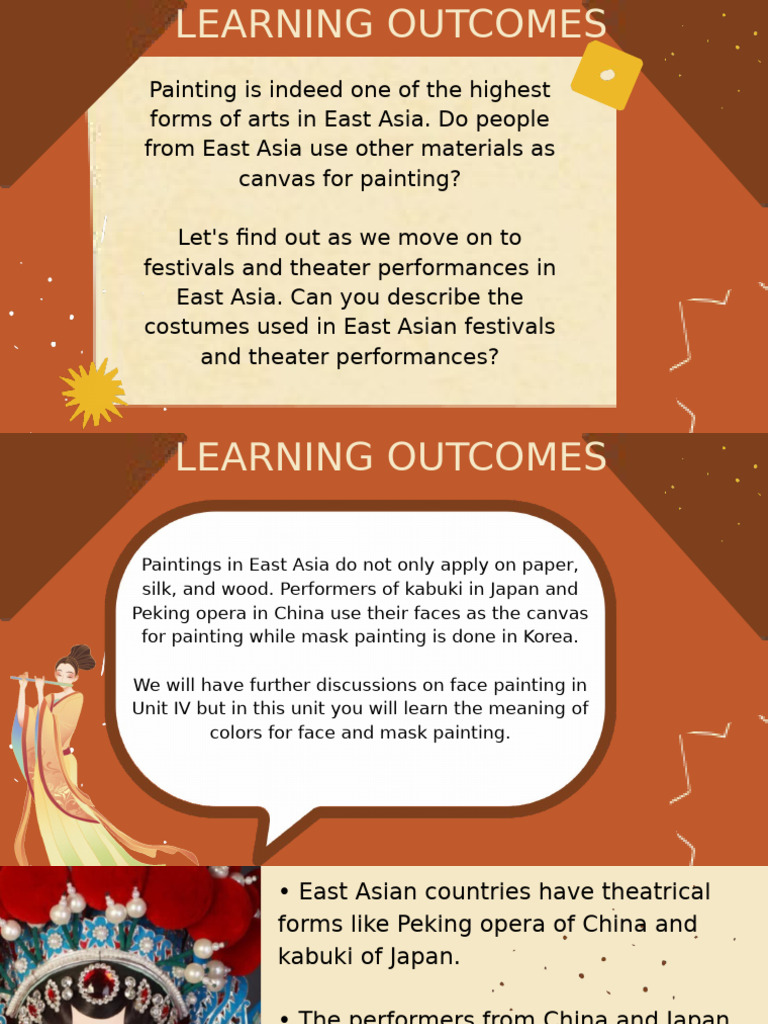 MAPEH Arts Group 3 Presentation | PDF | Mask | East Asia