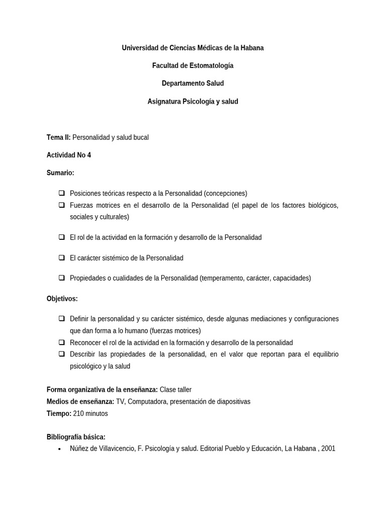 Personalidad | PDF | Sicología | Psique (psicología)