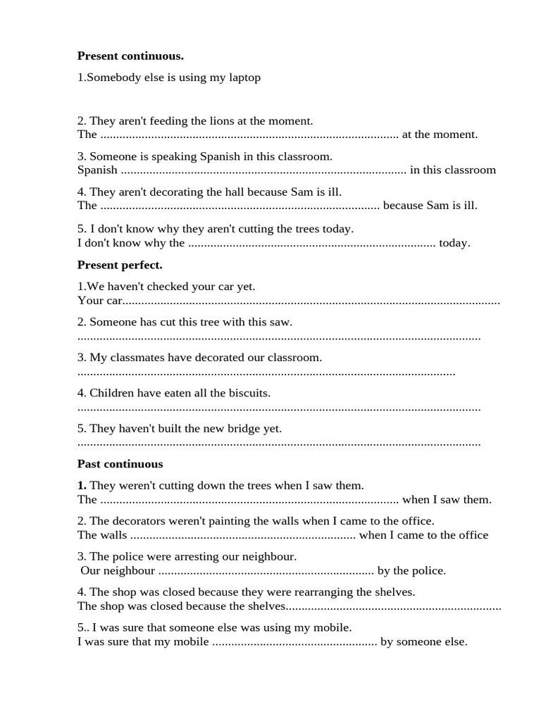 passive 2 | PDF | Linguistics | Grammar