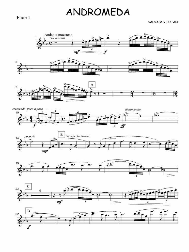 Andromeda 02 Flute 1 | PDF