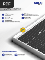 Waaree Data Sheet | PDF | Solar Cell | Solar Power