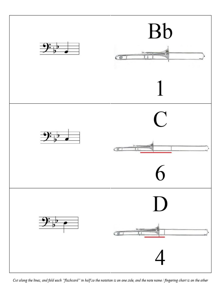FlashCards-trombone | PDF