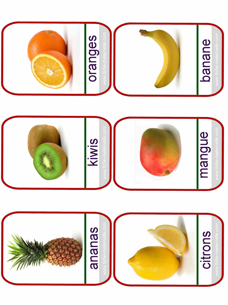 Imagier Fruits (1) | PDF