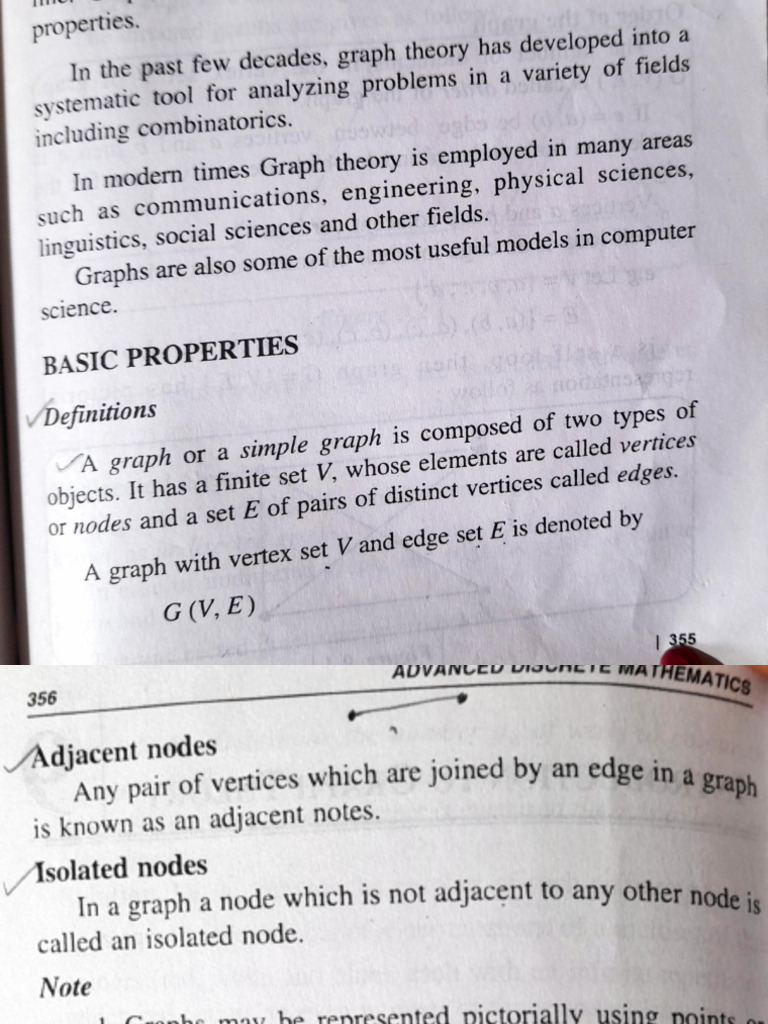 graph | PDF | Vertex (Graph Theory) | Mathematics