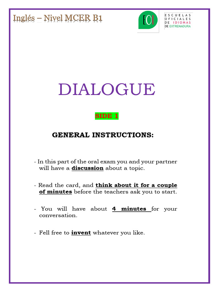 B1 English Dialogue: Environmental Solutions | PDF