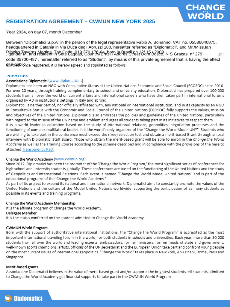 RA - ENGLISH - NYC 2025 - Row - Standard - Dic Filled | PDF | United ...