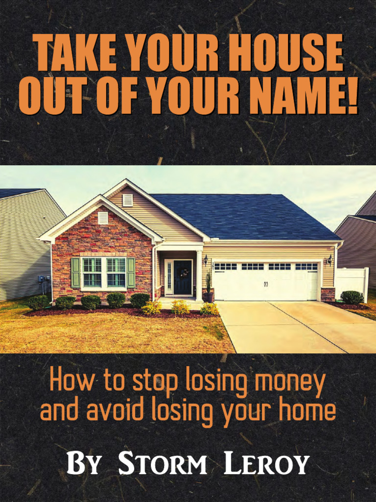 Take Your House Out of Your Name | PDF