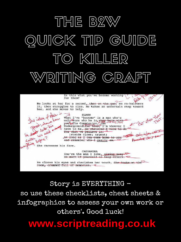 B2W - Killer Writing Craft Ebook | PDF | Screenplay