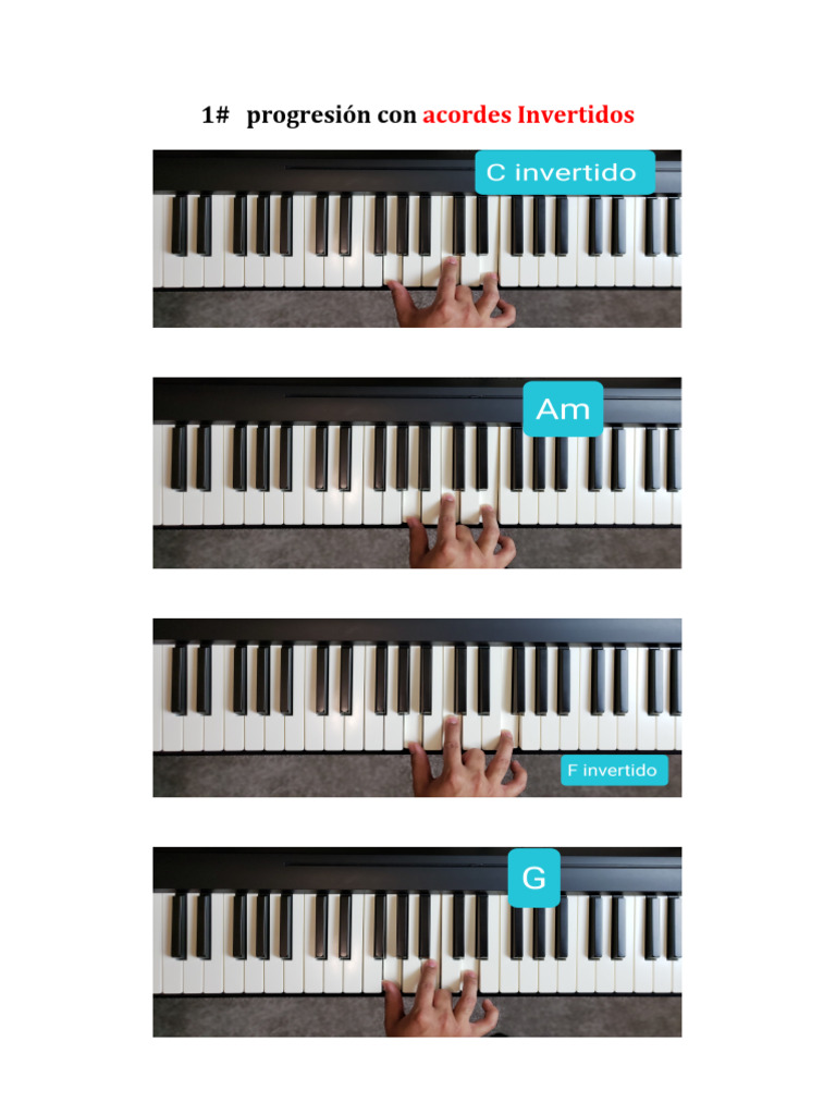 Progresion Con Acordes Invertidos | PDF