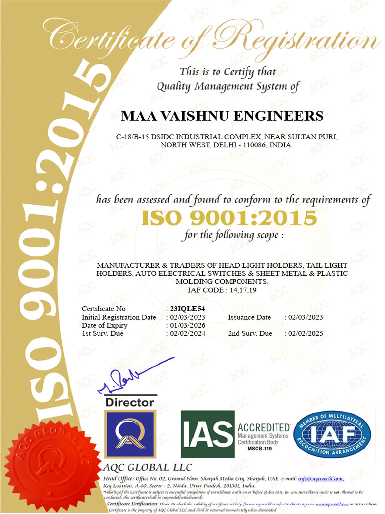 Maa Vaishnu Engineers-Scan | PDF