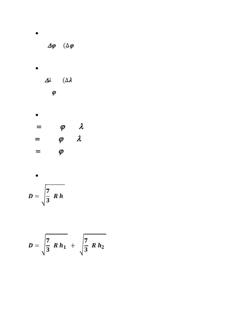 Equations | PDF | Sphere | Sunset