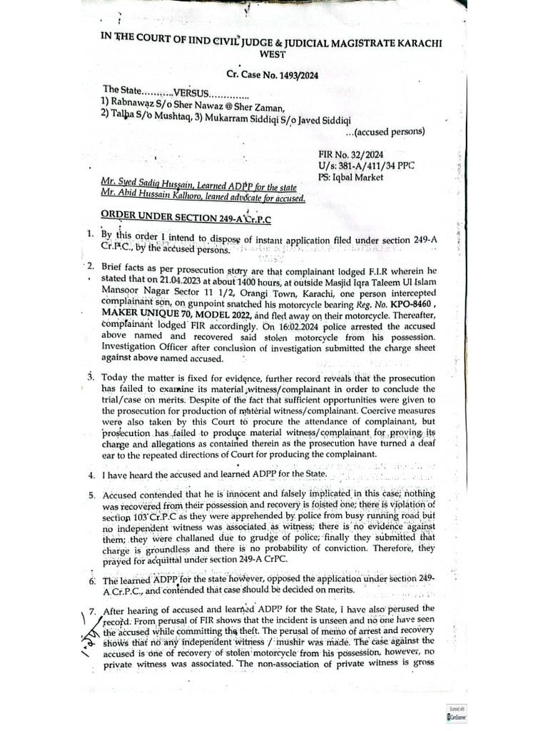 243, 245 (I) CRPC | PDF
