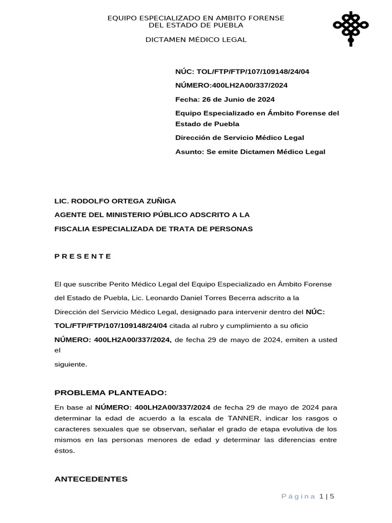 Dictamen Médico Legal | PDF | Pecho | Anatomia sexual