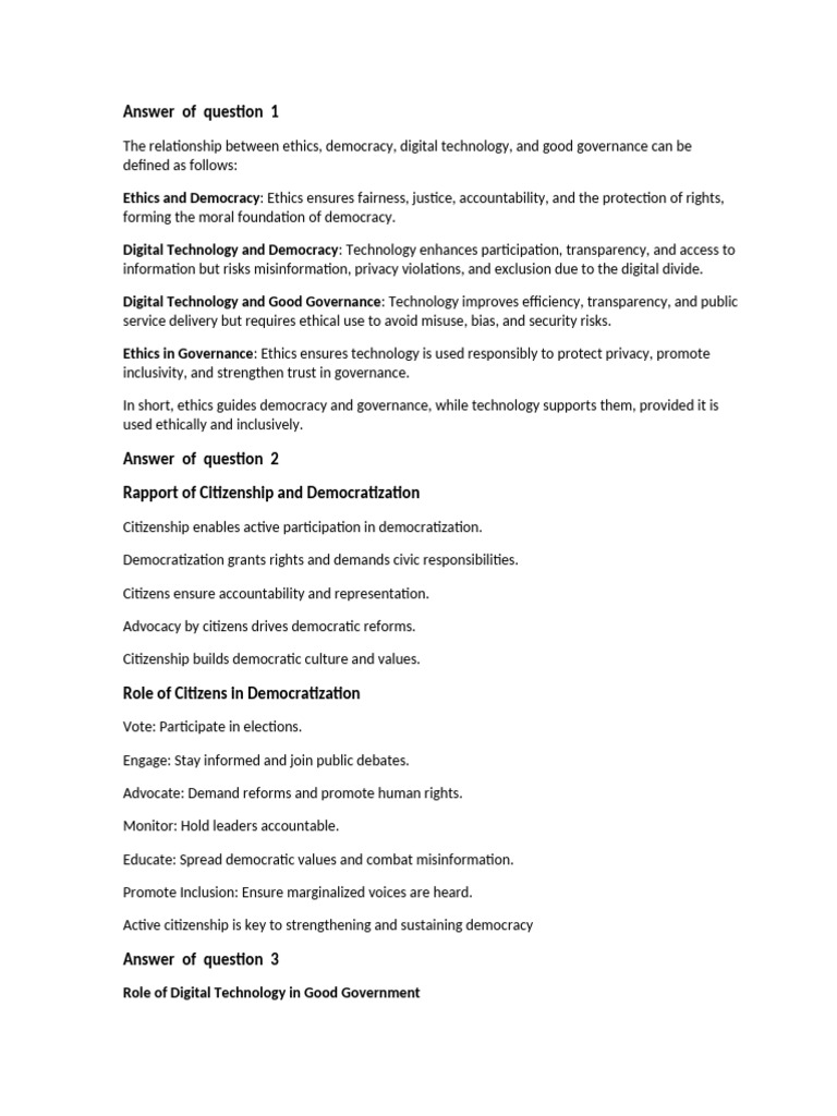 Tesfu | PDF | Governance | Democracy