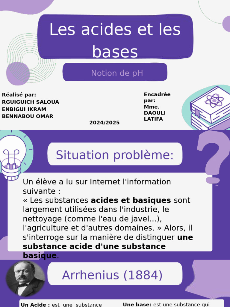cour des acides et les bases | PDF | Ph | Acide