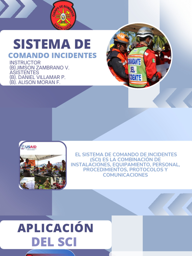 SISTEMA DE COMANDO INCIDENTES | PDF