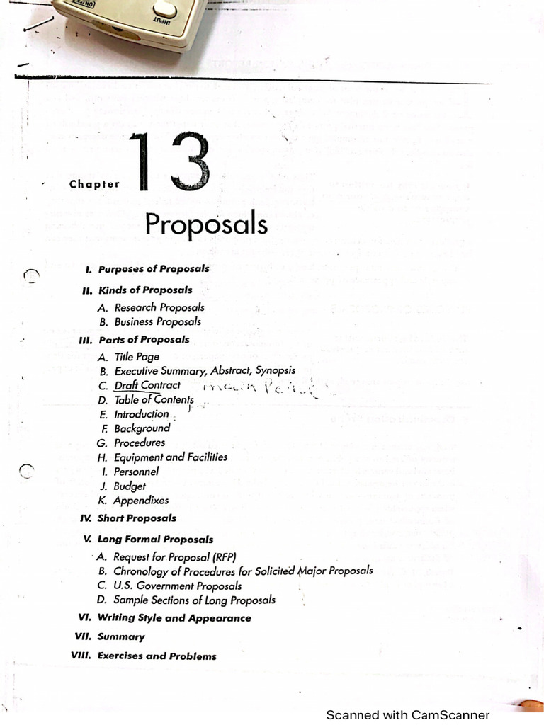 Proposals | PDF