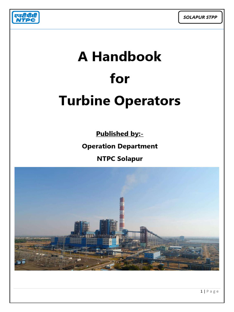 Turbine Operator Handbook in English | PDF