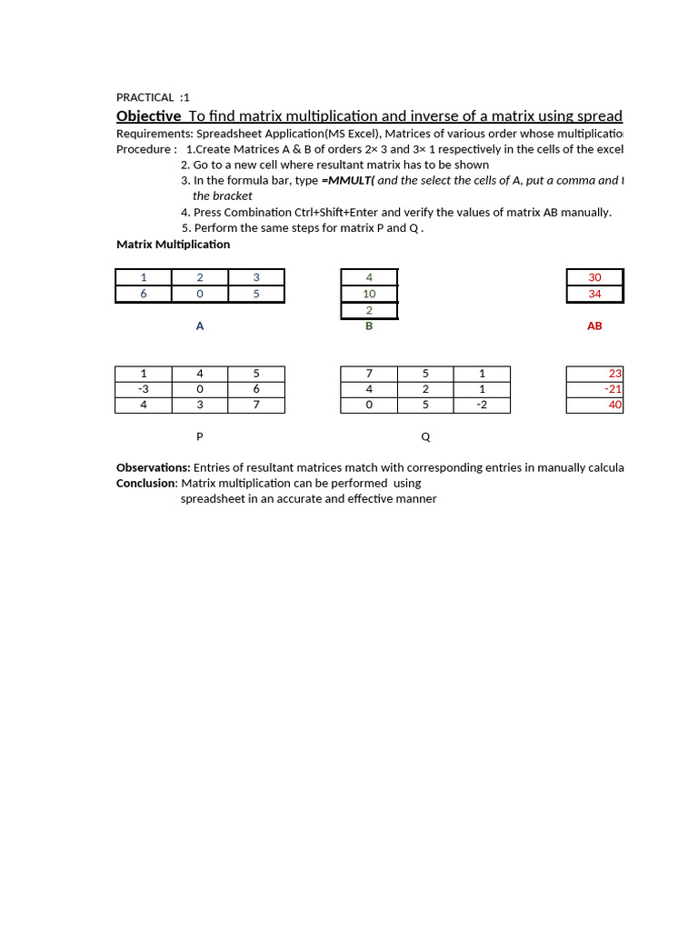 Applied Maths Practical Number 1 | PDF