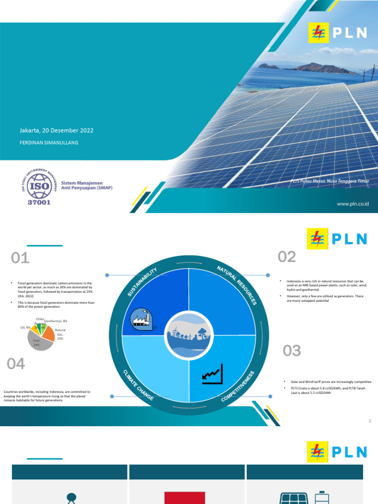 JEPIC-Ferdinan Hybrid Power Plant To Increase Share of Renewable Energy in Indonesia | PDF ...