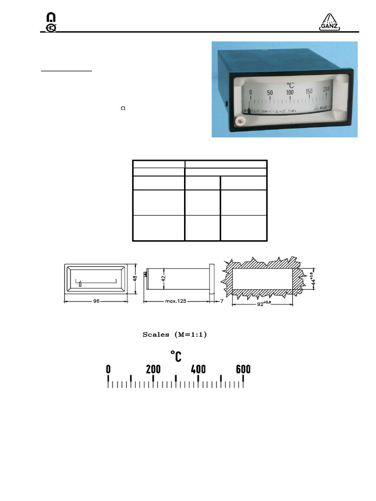 SPDC | PDF | Thermocouple | Electrical Resistance And Conductance