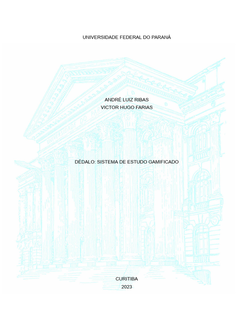 TCC Tads Dedalo | PDF | Linguagem de modelagem unificada (UML) | Aprendizado