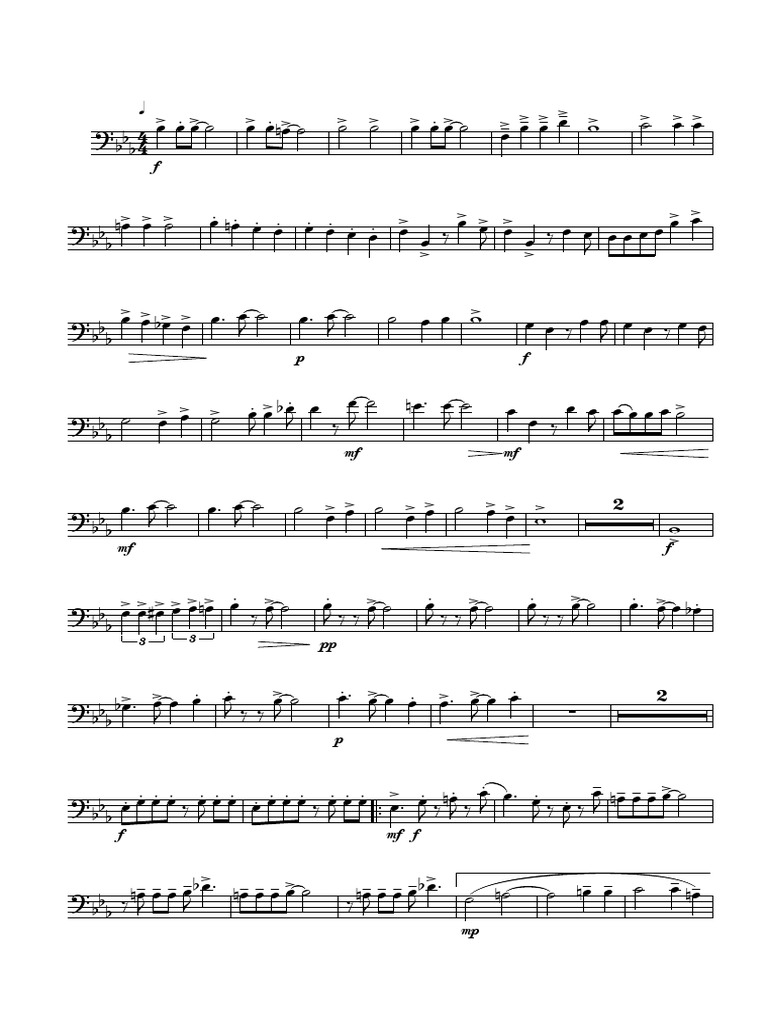 Cartoon Quinteto Trombone | PDF