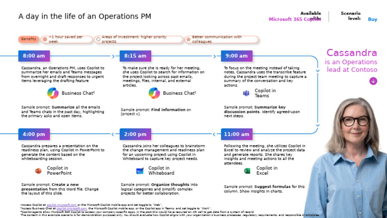 Microsoft 365 Copilot for Operations PMs | PDF | Software | Computing
