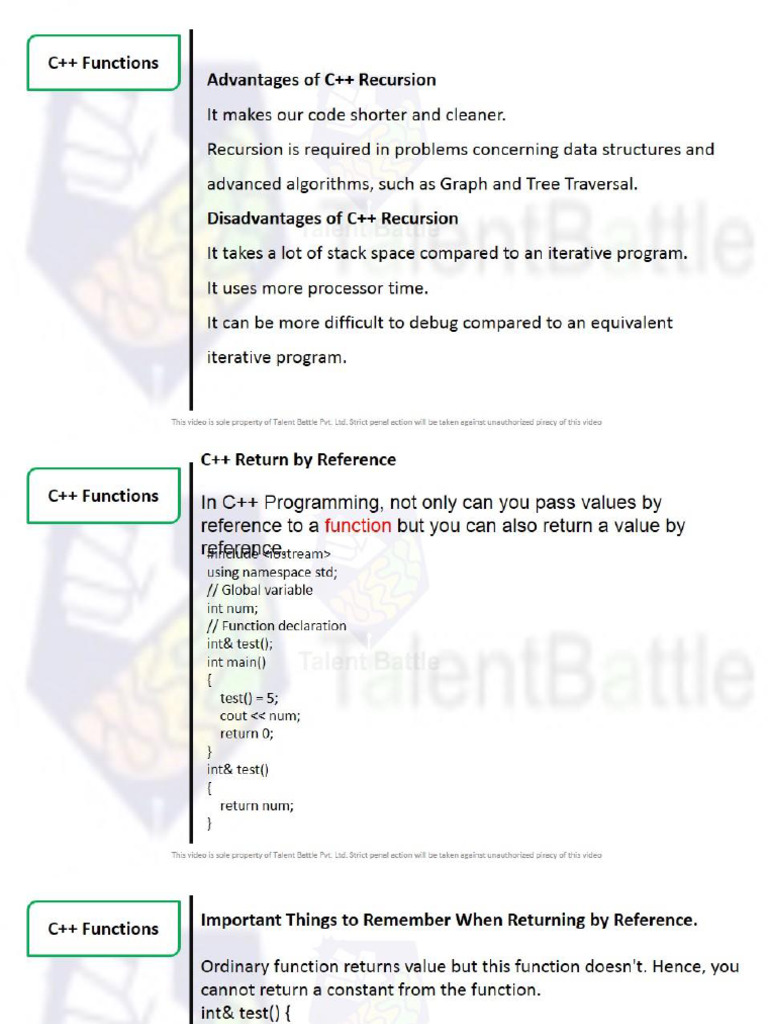 C++ Array, Structures, Strings, Objects & Class | PDF