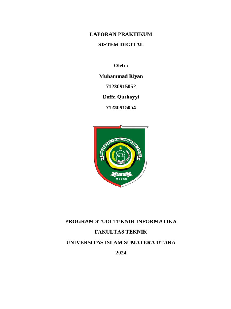 Laprak Sistem Digital Cape | PDF