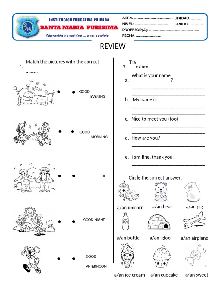 4.WORSHEET REVIEW | PDF