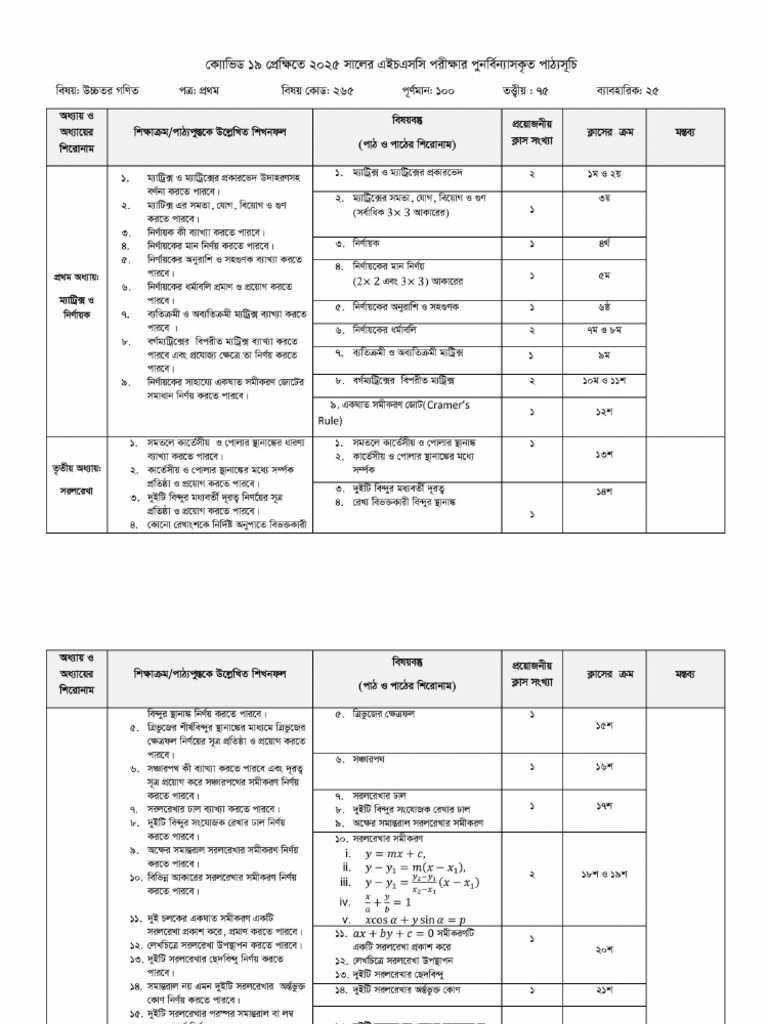 HSC 25 Math | PDF