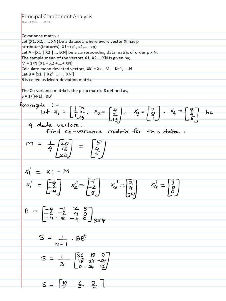 Principal Component Analysis | PDF