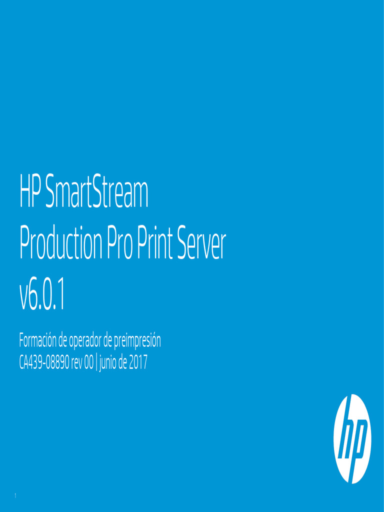 Formación en HP SmartStream Production Pro | PDF | Archivo de ...