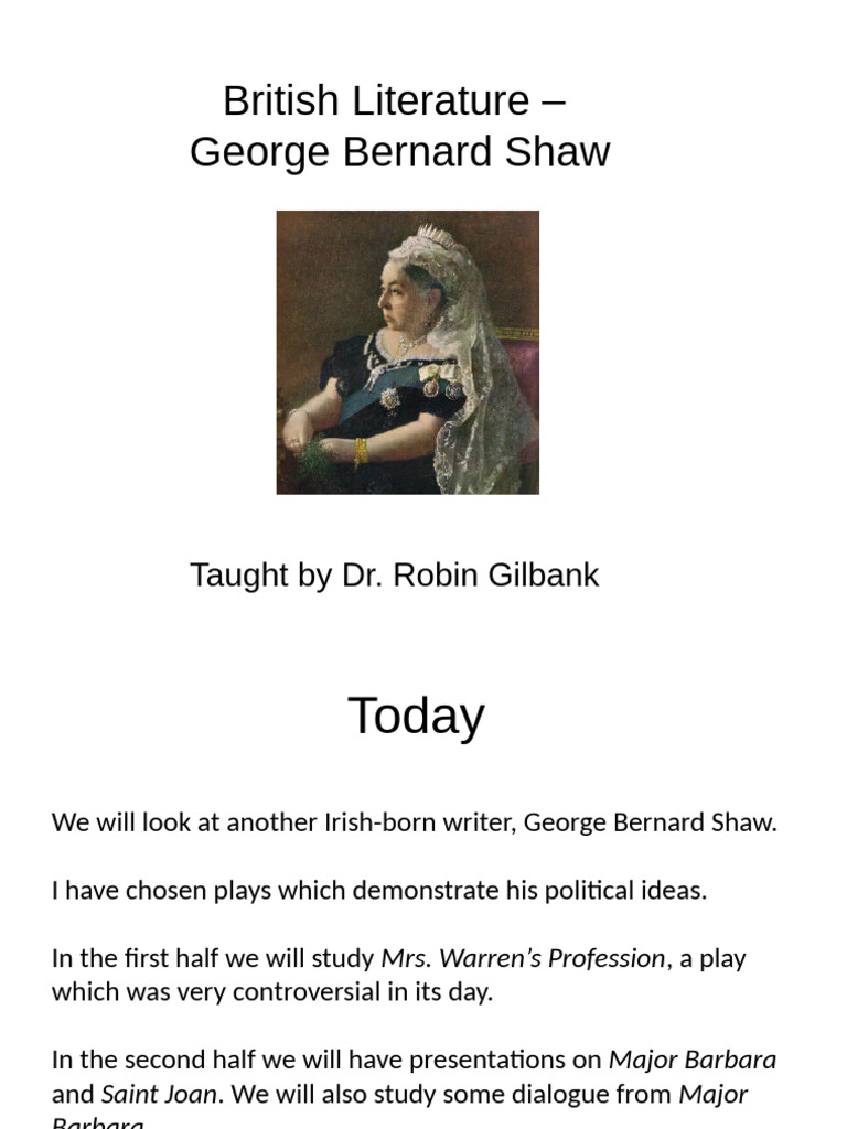Juniors - Shaw, 2020 | PDF | George Bernard Shaw