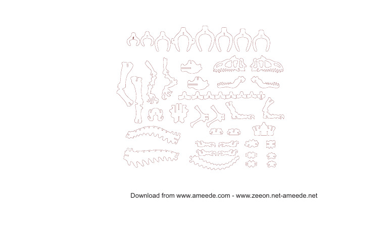 T-Rex Dinosaur E0022843 File CDR and DXF PDF Free Vector Download For ...