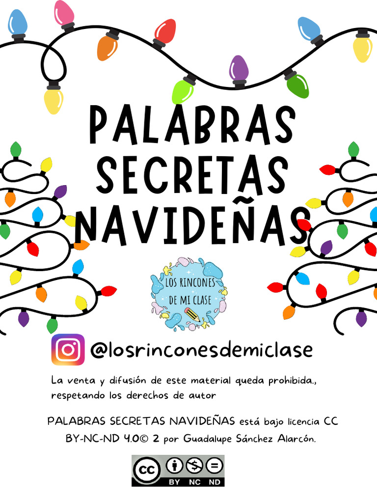 Palabras Secretas de Navidad | PDF