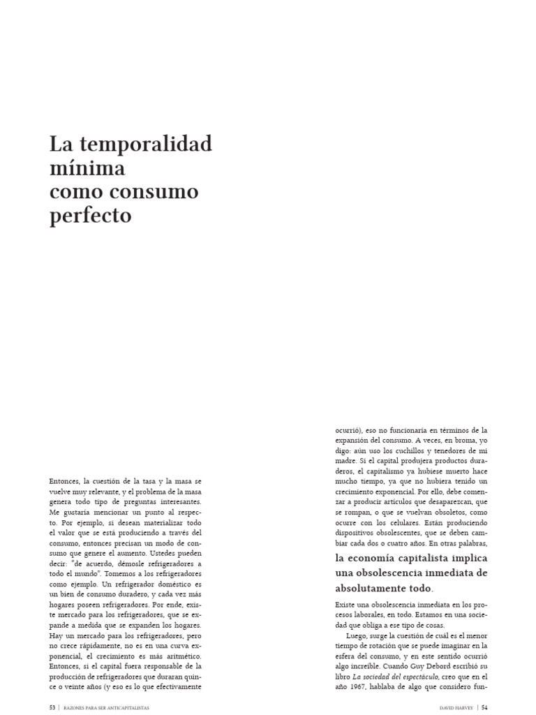 La Temporalidad Minima | PDF | Turismo | Capitalismo