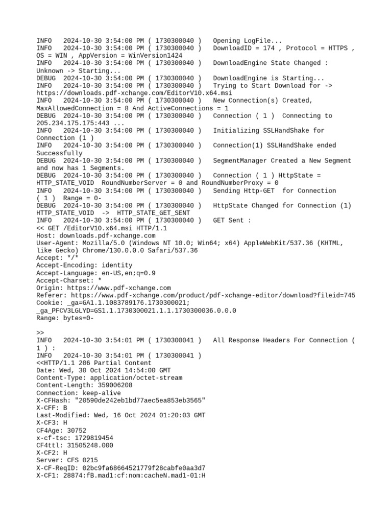 Log File | PDF | Internet | Computer Data