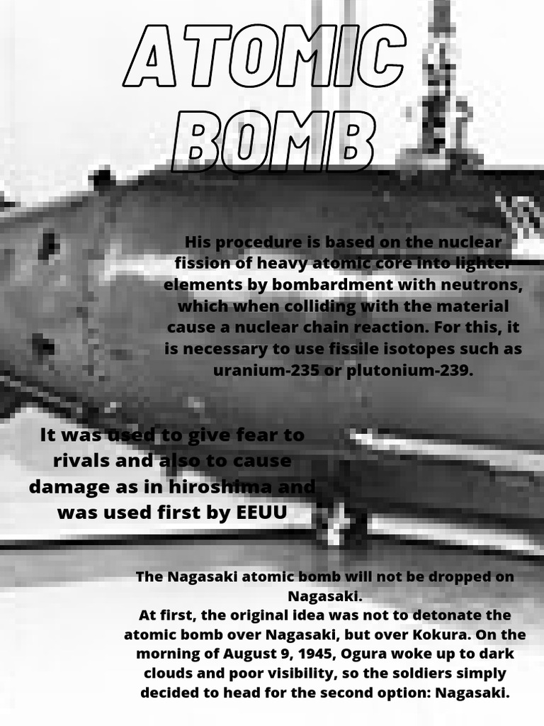 History of Atomic Bomb Use | PDF