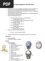 Cervical Spine Goniometry Guide | PDF | Vertebral Column | Vertebra