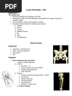 Goniometry of Hip | PDF