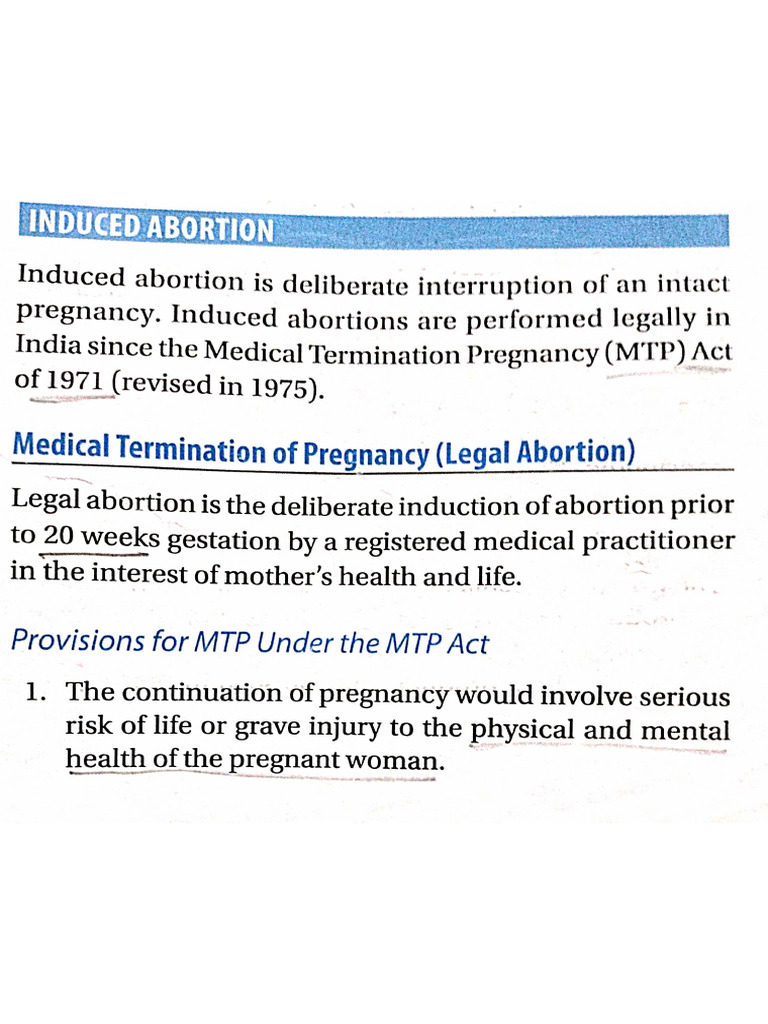 MTP Act | PDF