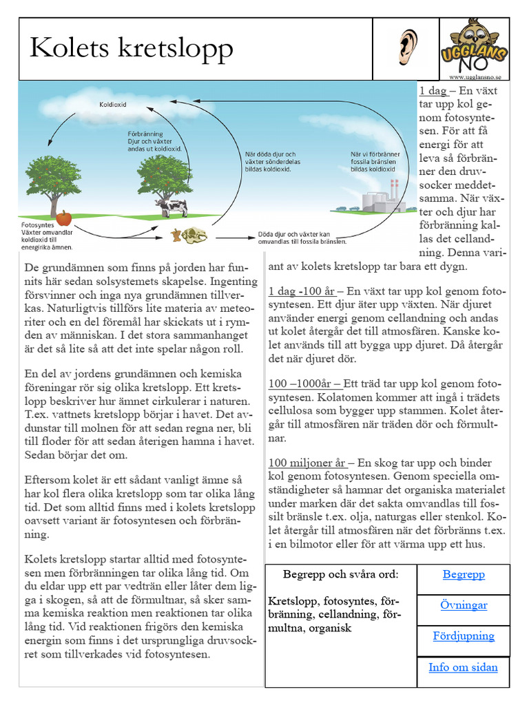 K4 2 Kolets Kretslopp | PDF