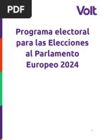 Programa Electoral Vox Eleccions Europees 2024 | PDF | Política Agrícola Común | España