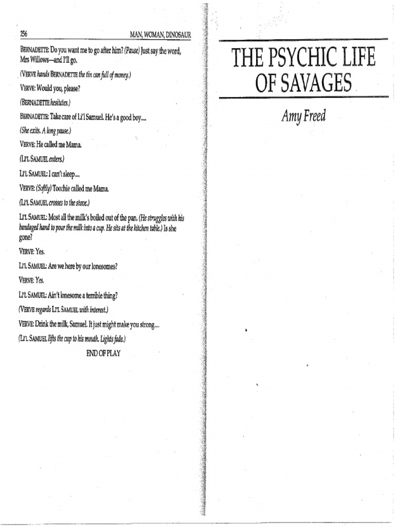 The Psychic Life of Savages | PDF