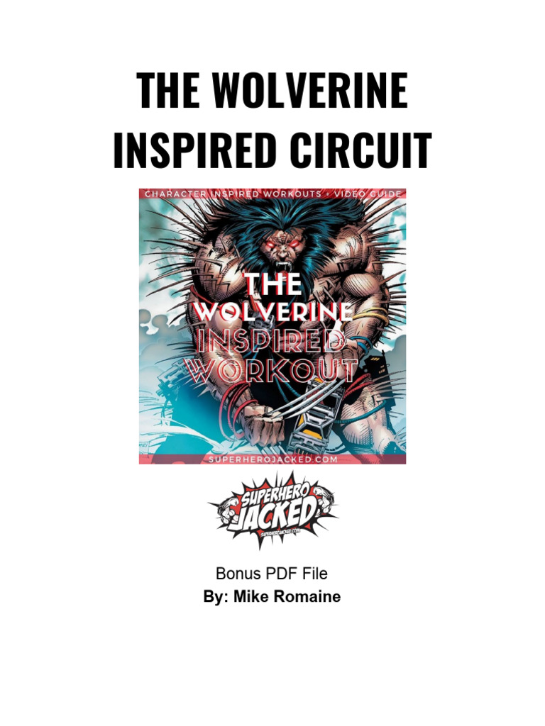 The Wolverine Inspired Circuit Workout PDF | PDF