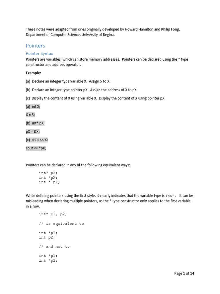 6 Pointer Linked List Dmm Pdf Pointer Computer Programming 